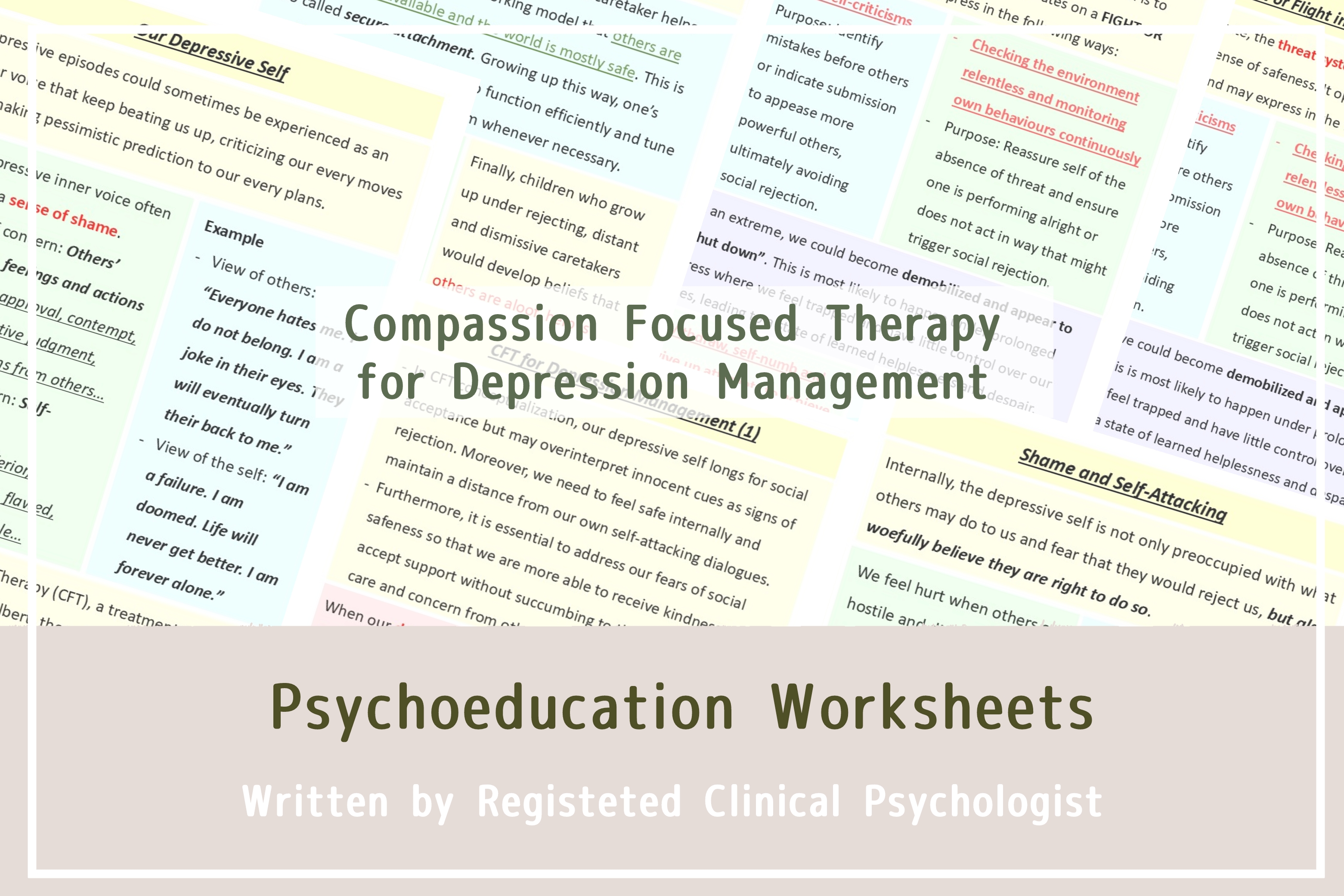 Compassion Focused Therapy for Depression: Downloadable Psychoeducation ...